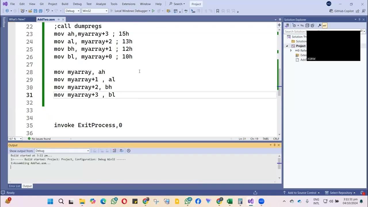 Lab 05 - Assembly Language for x86 Processors by KIP R. IRVINE \ - YouTube