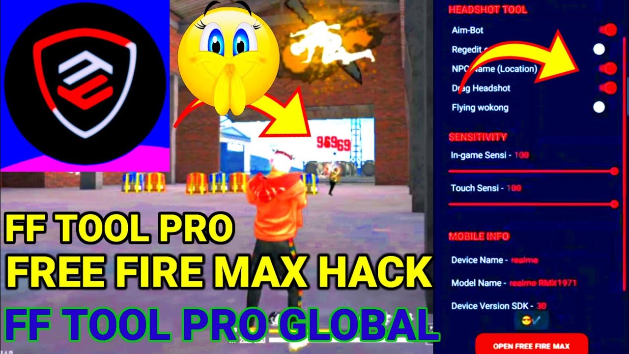 Free fire max ff tool pro global hack | ff tool pro hack | free fire ...
