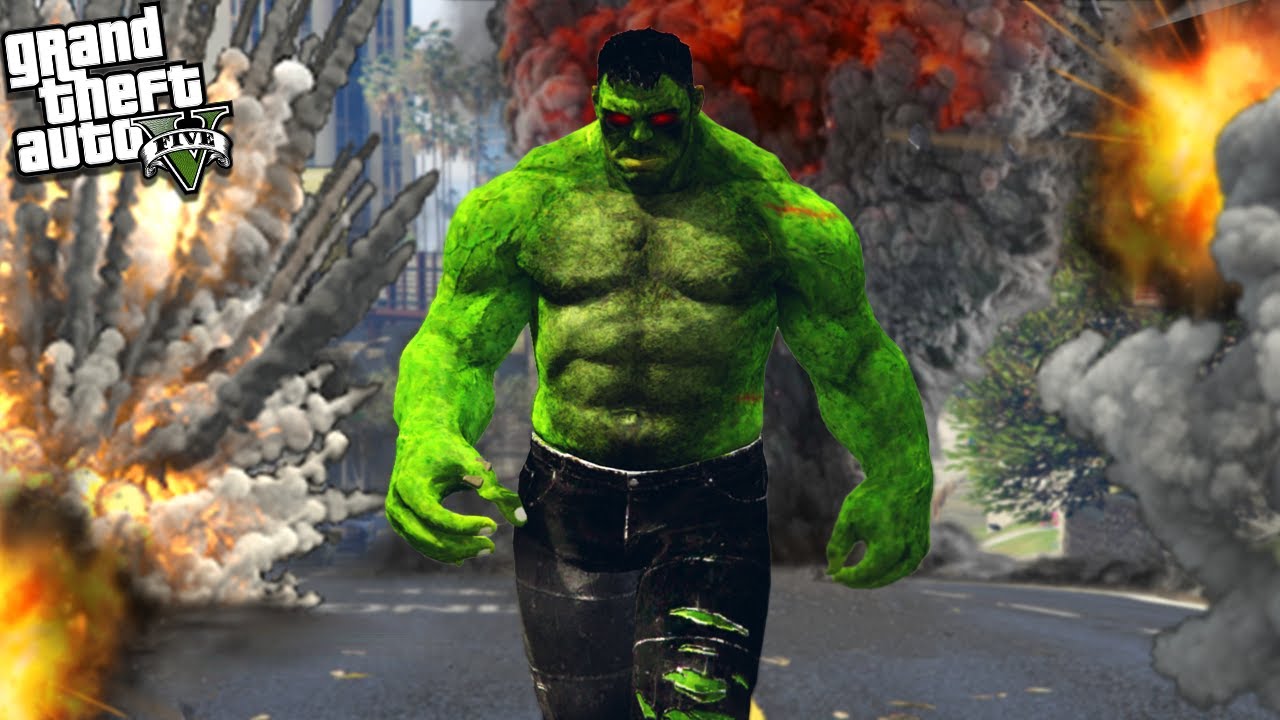 EVIL HULK DESTROYS LOS SANTOS (GTA 5 Mods) - YouTube