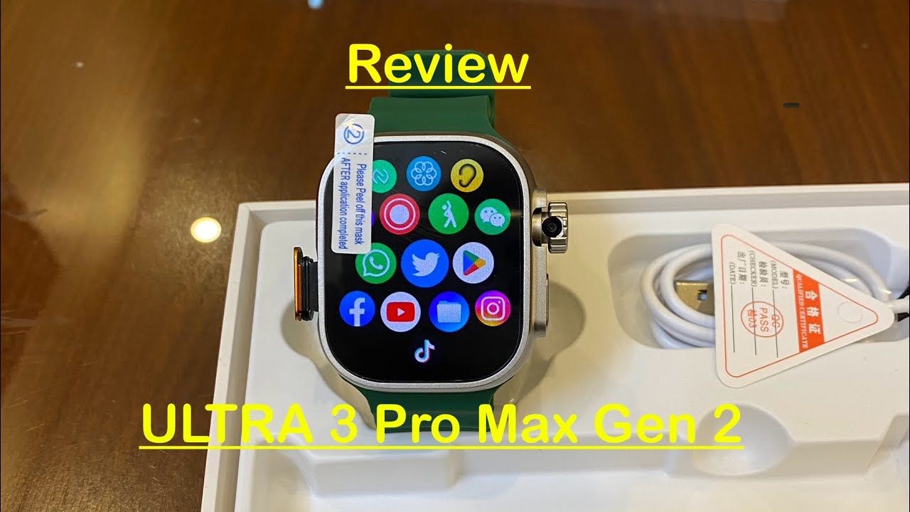 Review Đồng Hồ Thông Minh ULTRA 3 Pro Max Gen2 “ Ram 3/32GB & 4/64GB ...