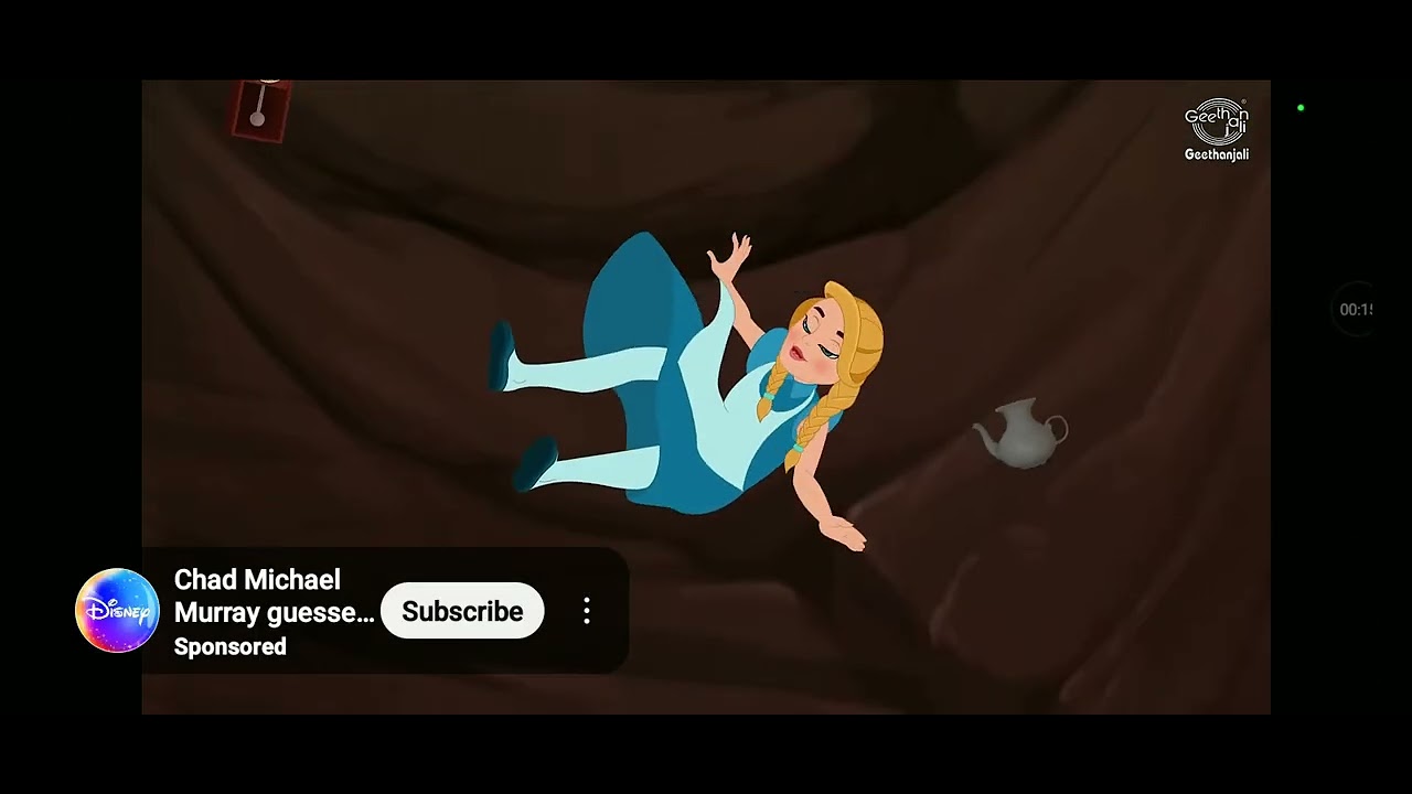 Alice in Wonderland fell down - YouTube