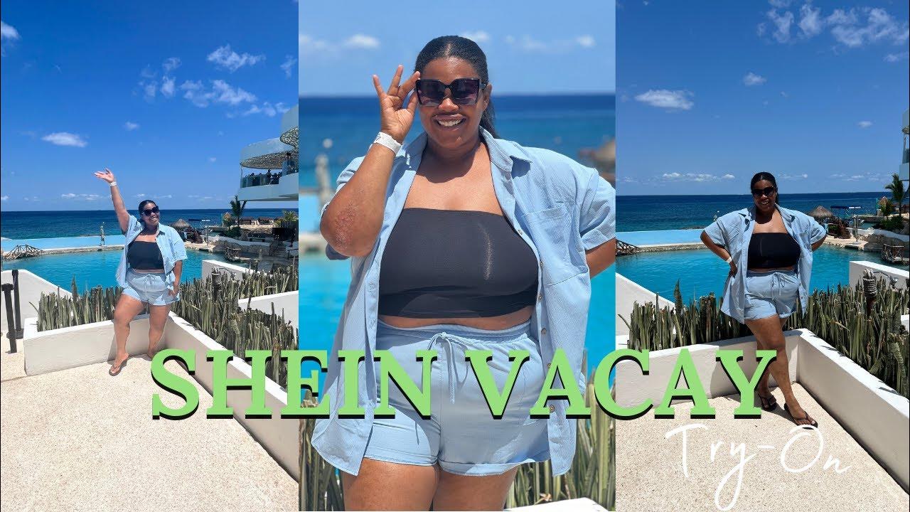 Shein Vacay Try On Haul Plus Size Fashion Youtube