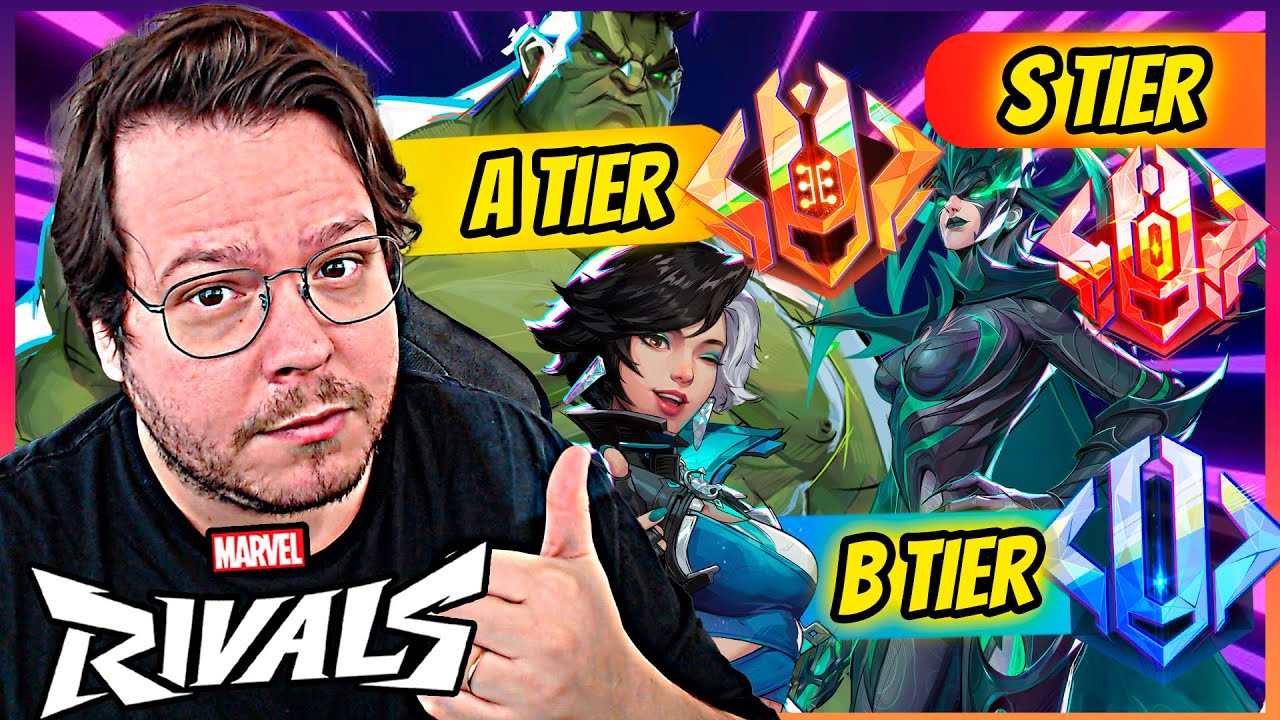 MARVEL RIVALS TIER LIST COMPLETA E ATUALIZADA!! ( WINRATE, PICKS/BANS E ...