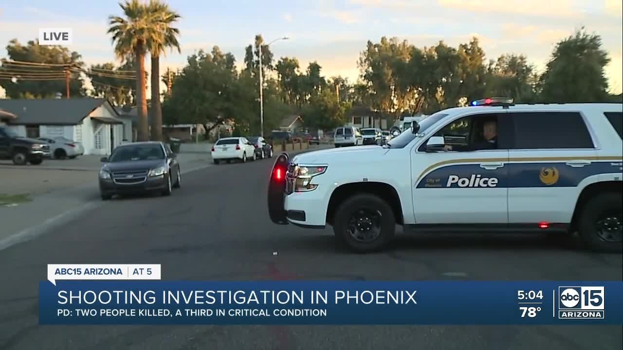 2 dead, 1 hurt in shooting near 59th Avenue and Thomas Road - YouTube