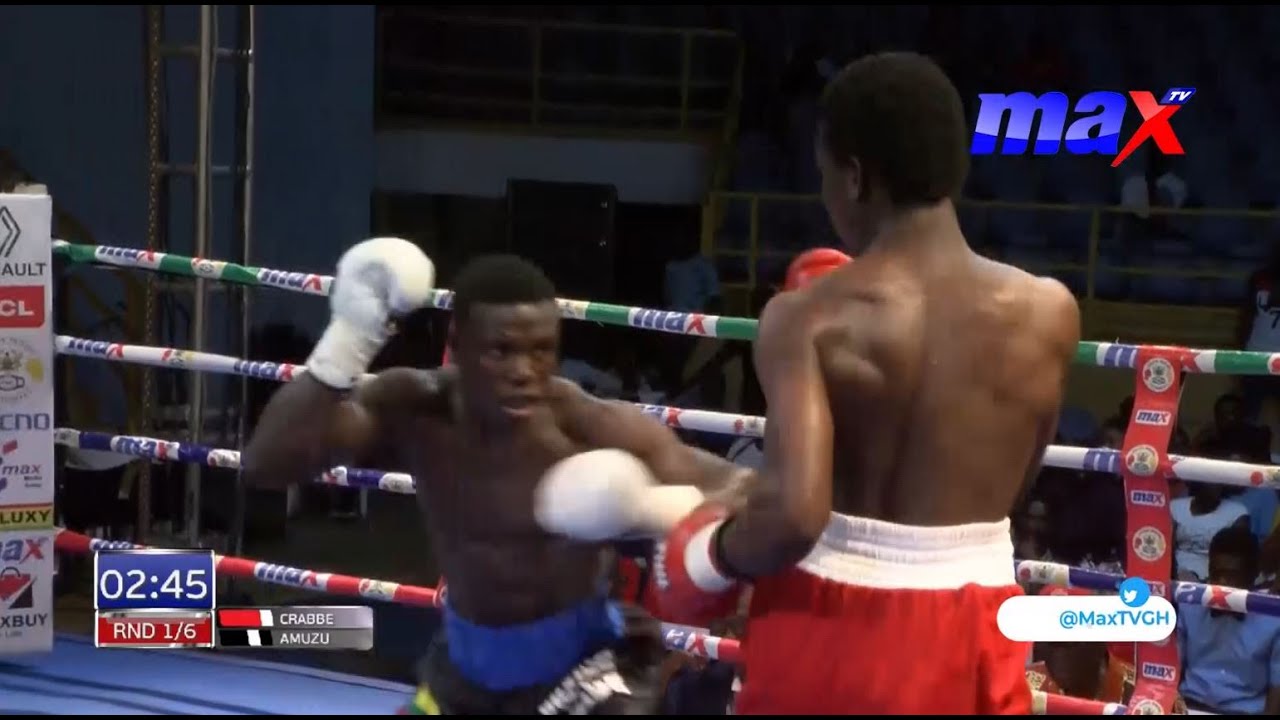 Felix Azu Crabbe Vs Godson Amuzu - Deluxy Professional Boxing League ...