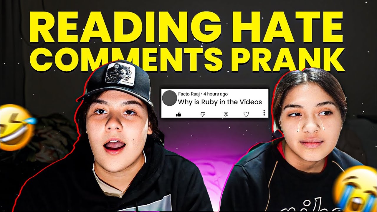 Hate comments prank! - YouTube