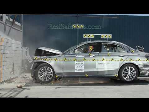 Mercedes-Benz C-Class (2015-2018) Crash Tests (Side-Pole, Front, Side)
