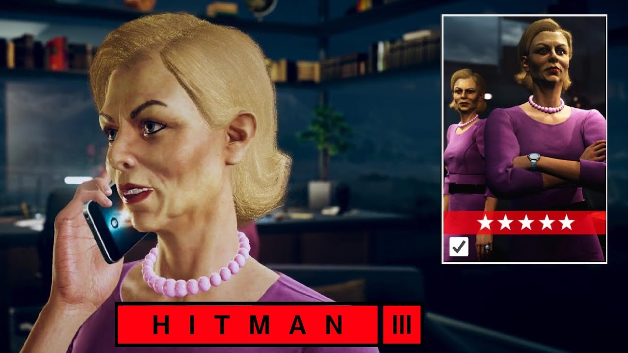HITMAN 3 LA POLITICIENNE CIBLE FUGITIVE ASSASSIN SILENCIEUX Barbara ...