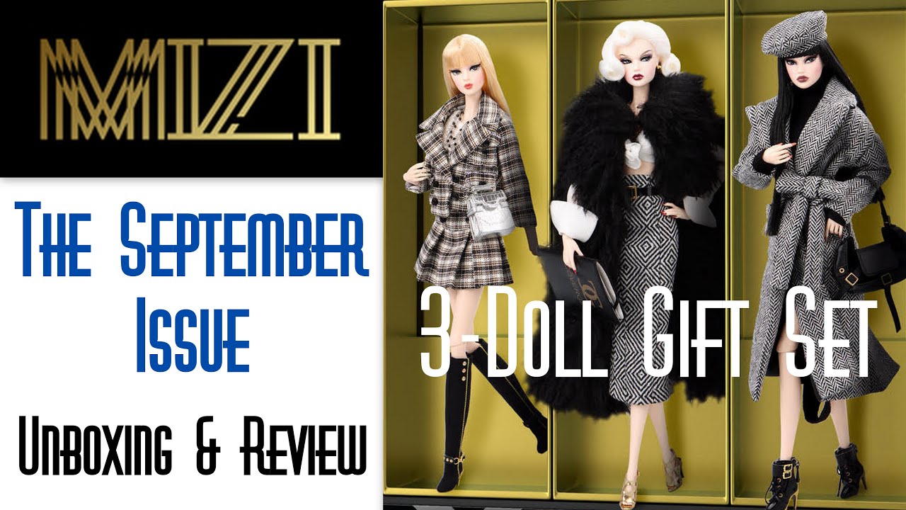 😈 COVERGIRL SEPTEMBER ISSUE 3 DOLL GIFT SET MIZI ANNA MAY GINA JHD TOYS ...
