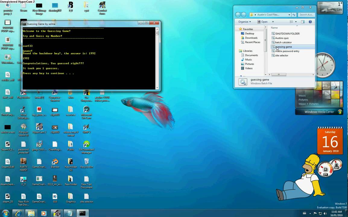COOL batch files! - YouTube
