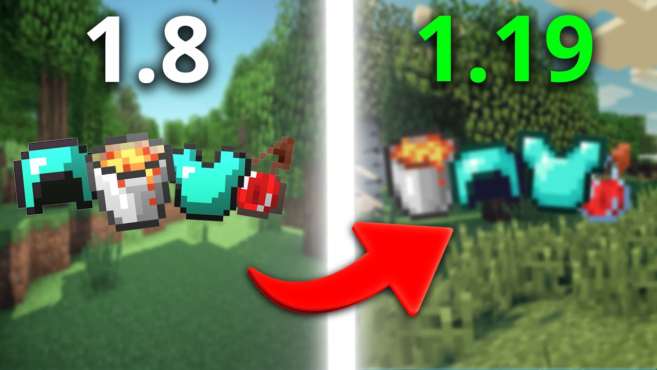 Playing 1.8 pvp modes in 1.19 - YouTube