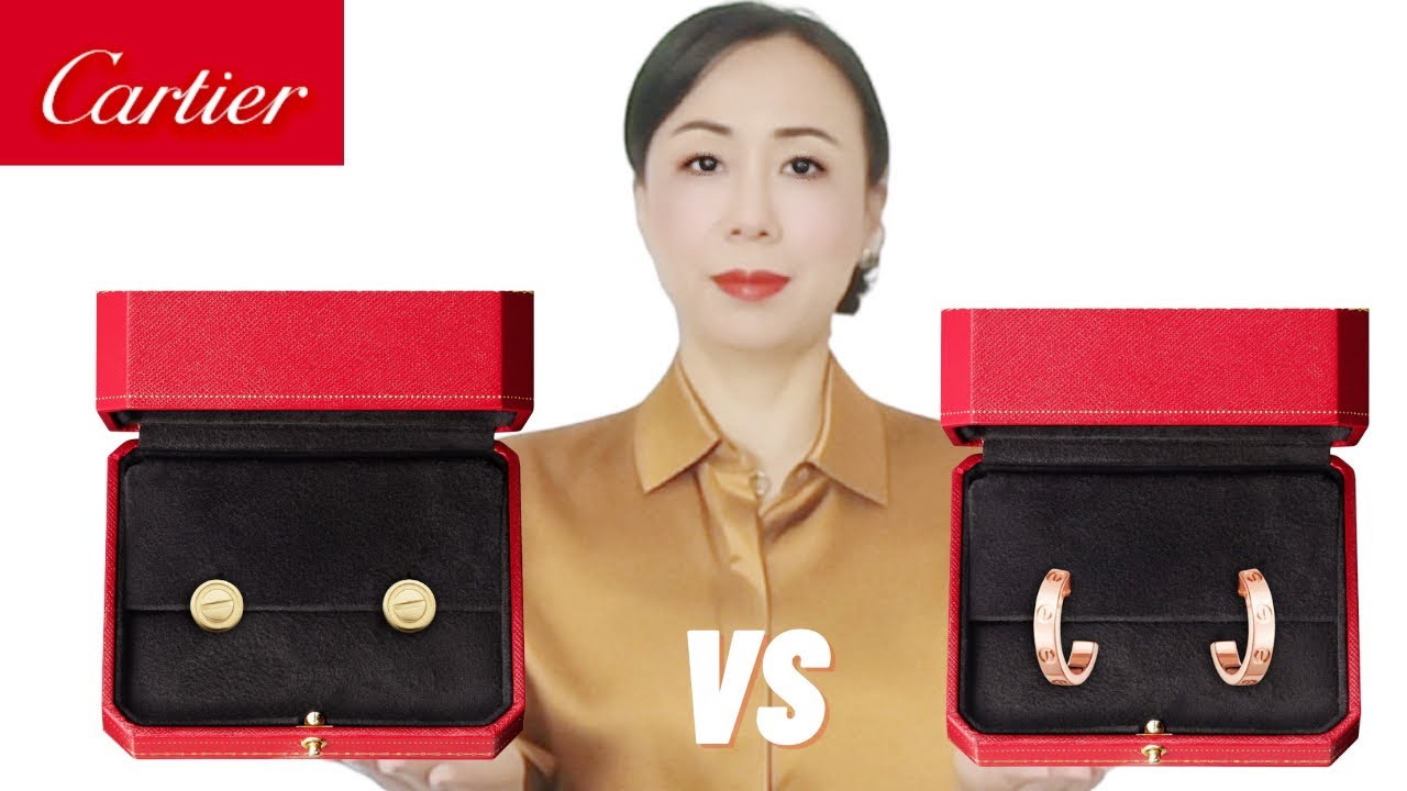 Cartier Love Earrings Comparison I Model Shots I Which One I Recommend ...