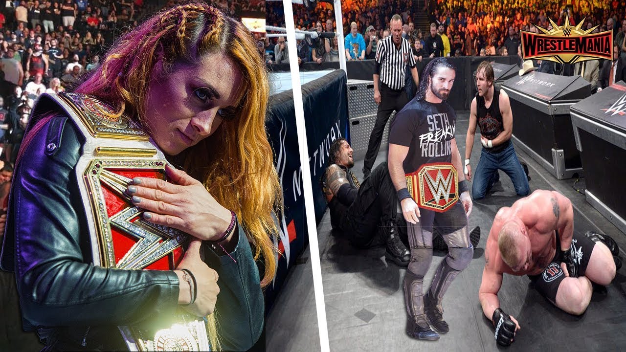 13 Rumored WrestleMania 35 Match Card YouTube 13 Rumored WrestleMania 35 Match Card YouTube