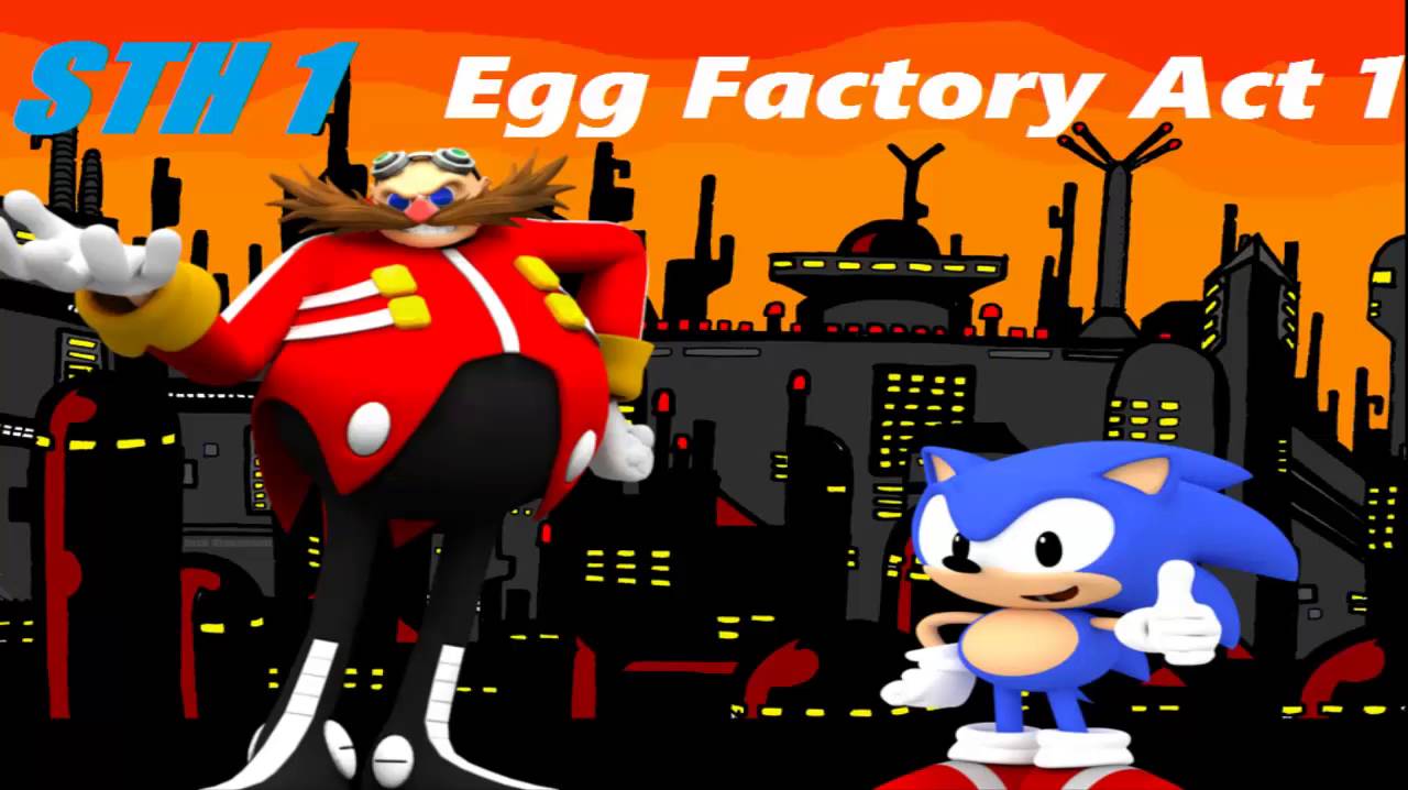 Sonic 1 egg factory act 1 ost - YouTube
