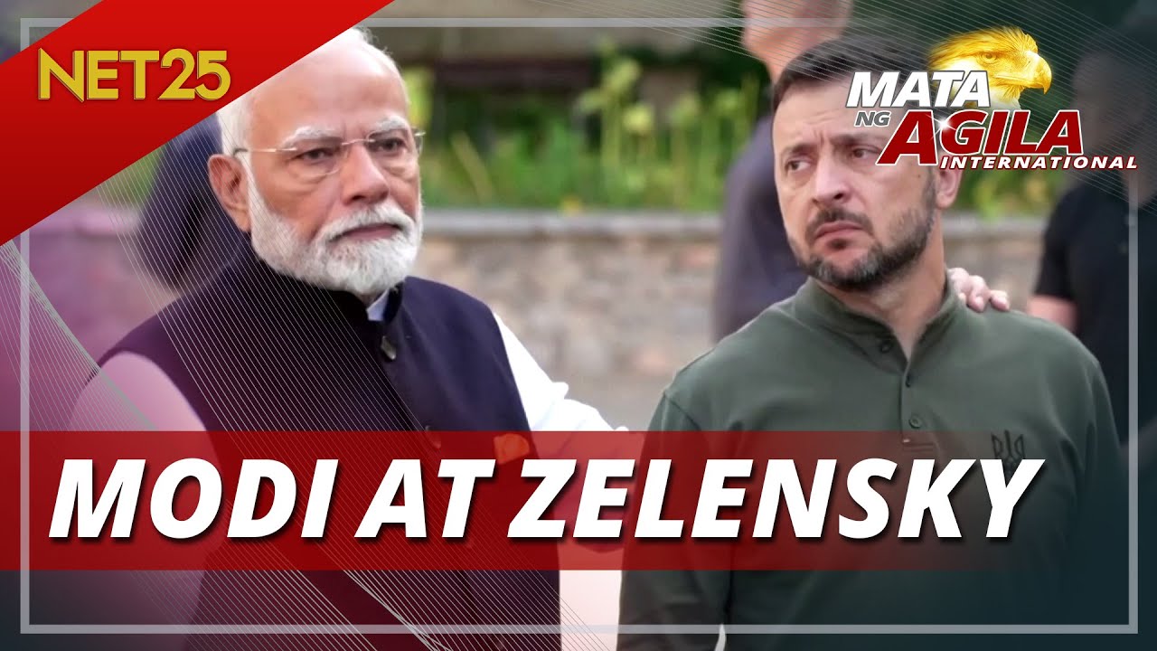 Narendra Modi ng India dumating na sa Ukraine | Mata Ng Agila ...