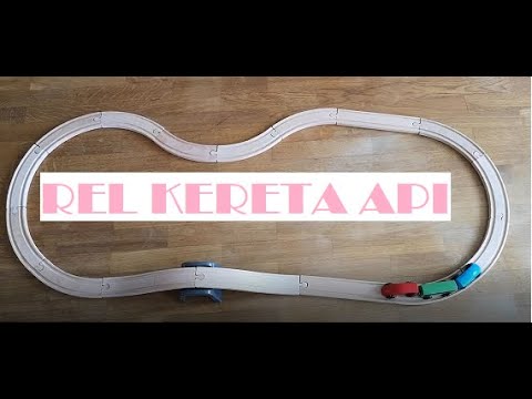 BANGUN REL KERETA API DARI BALOK KAYU SAJA, BISA?! (WOODY RAILROAD ...