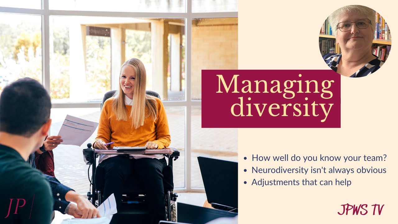 DIVERSITY IN THE WORKPLACE: Tips for managers - YouTube