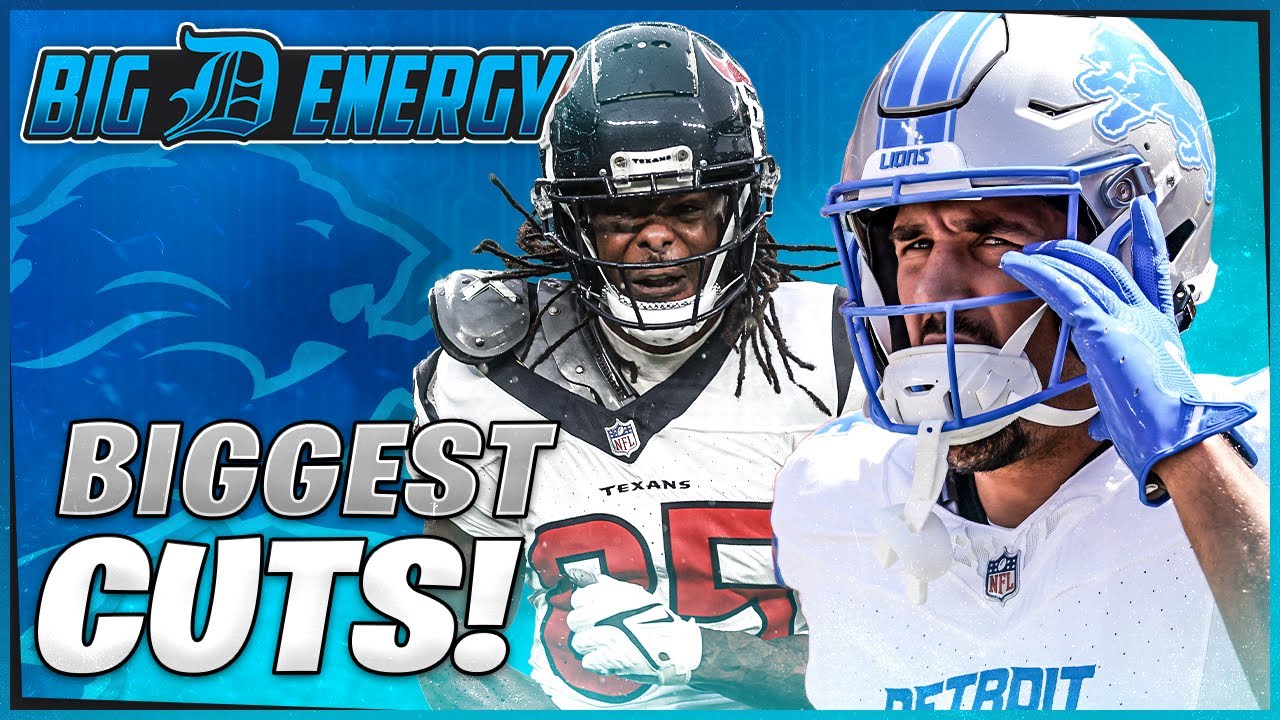 BIGGEST CUTS Around the NFL and the Detroit Lions - YouTube