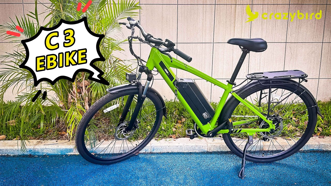 Meet the Crazybird C3 E-Bike - Your Ultimate Urban Ride! - YouTube