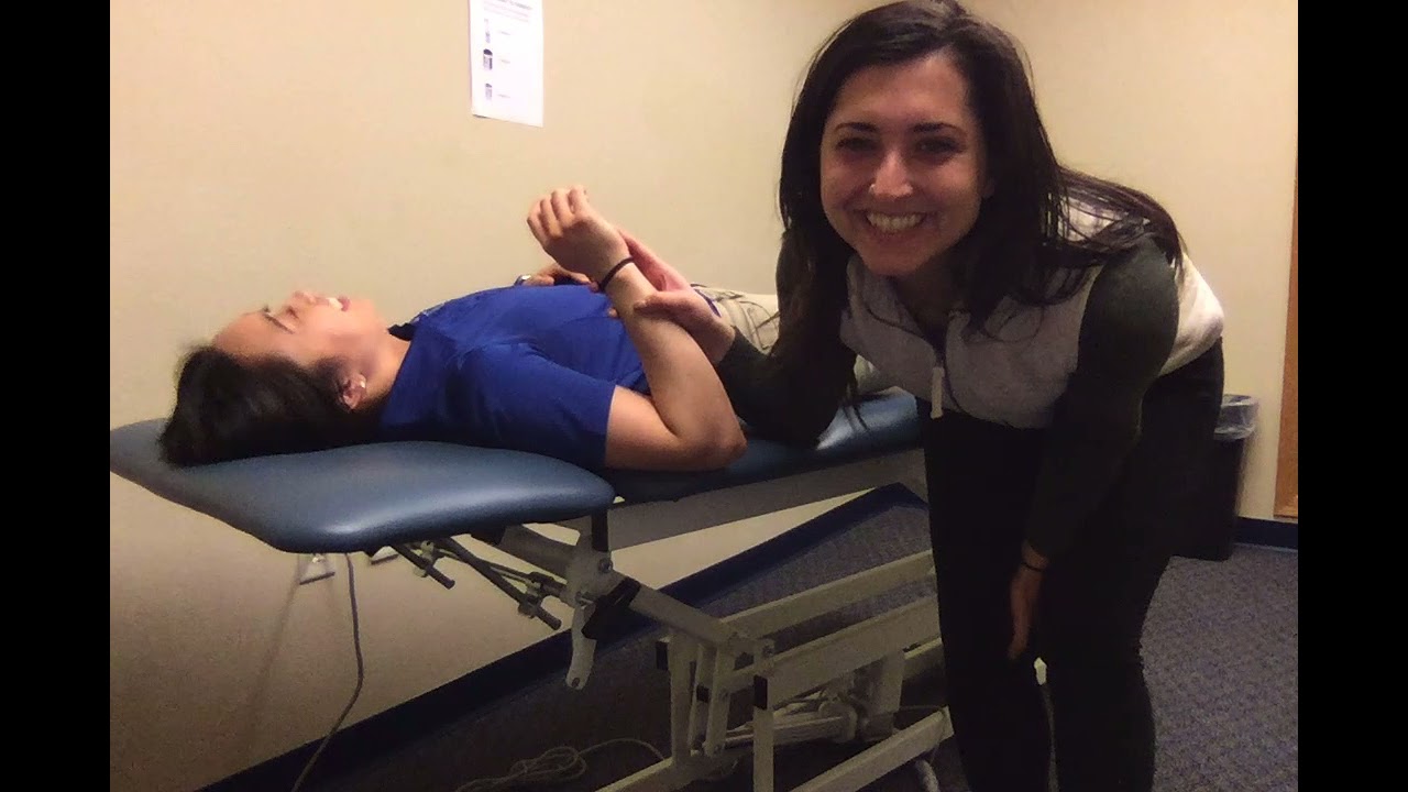 Ulnar nerve upper limb tension test - YouTube