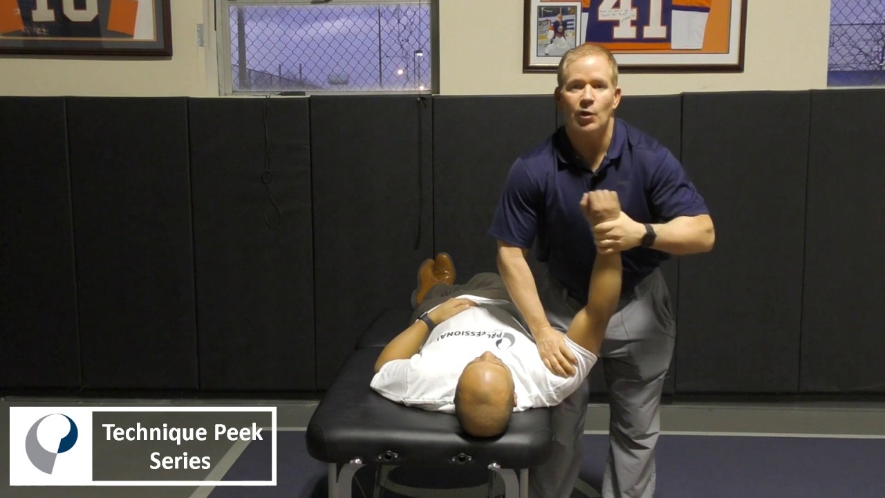 Shoulder Horizontal Adduction Mobilization with Movement | Technique ...