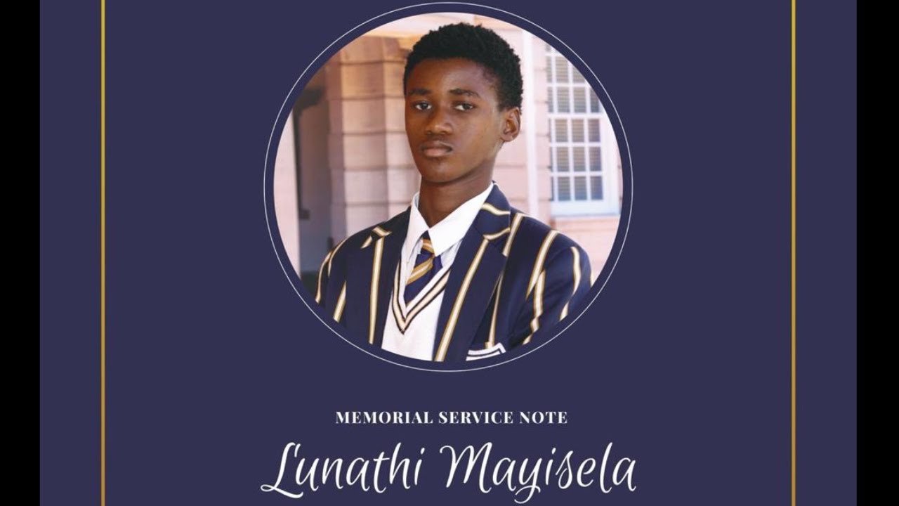 MEMORIAL SERVICE OF LUNATHI MAYISELA - YouTube