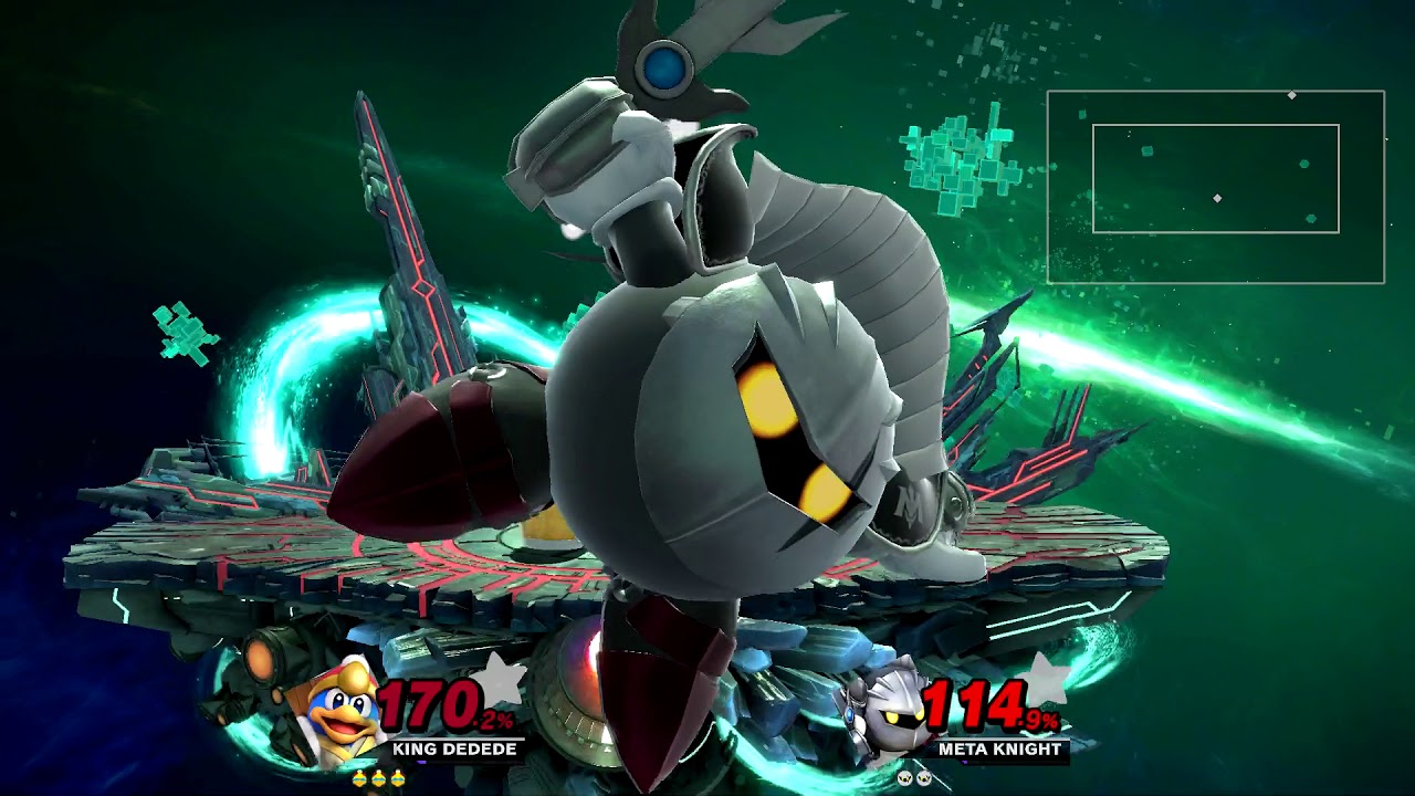 Super Smash Bros Ultimate King Dedede VS Dark Meta Knight With Custom ...