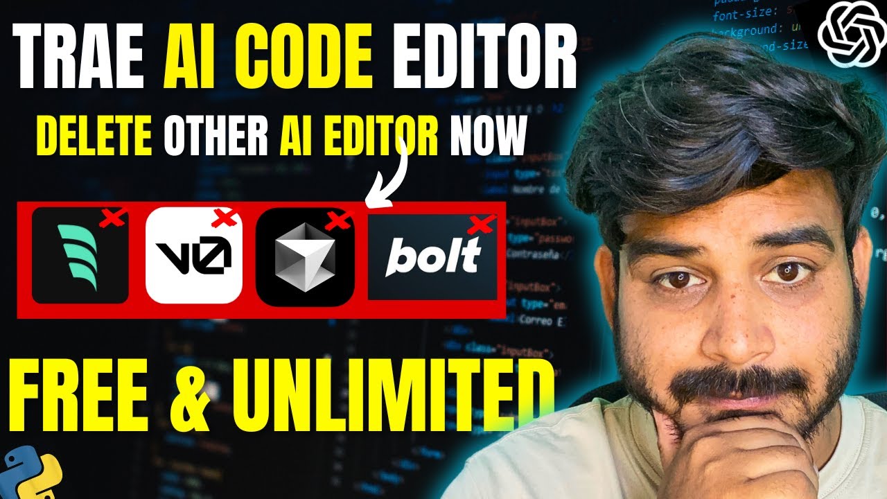 This Free AI Code Editor Can Create Any App Better Than Cursor Windsurf bolt & other ai code ...