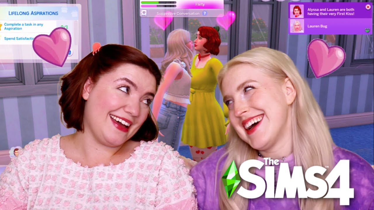 We Finally Have Our First Kiss Lets Play Sims 4 Youtube