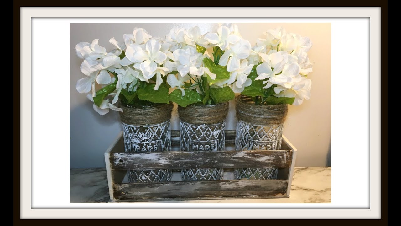 DOLLAR TREE HOME DECOR | DIY WOOD CRATE - YouTube