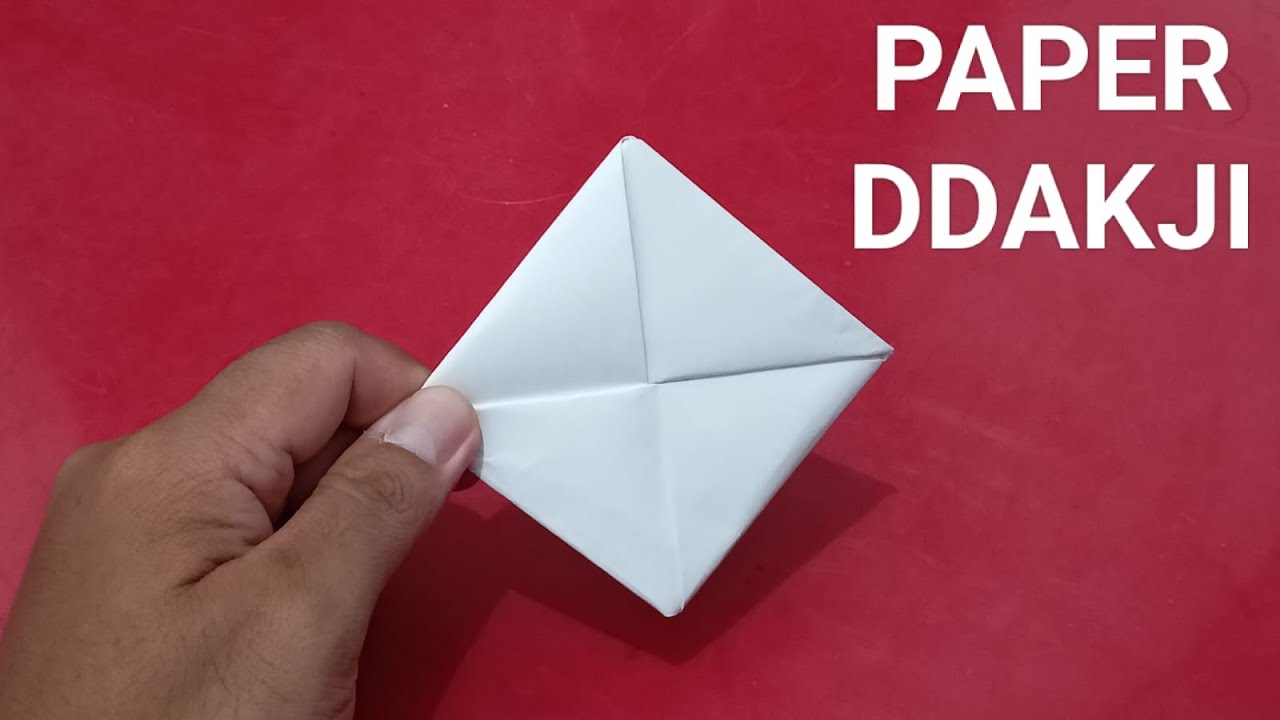 How to make Paper Ddakji | Other Methods Origami Ddakji - YouTube