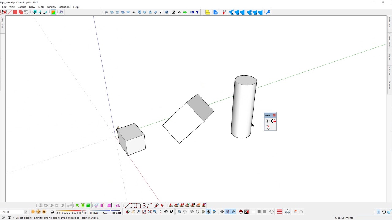 Curic Align View: from edge, face - YouTube