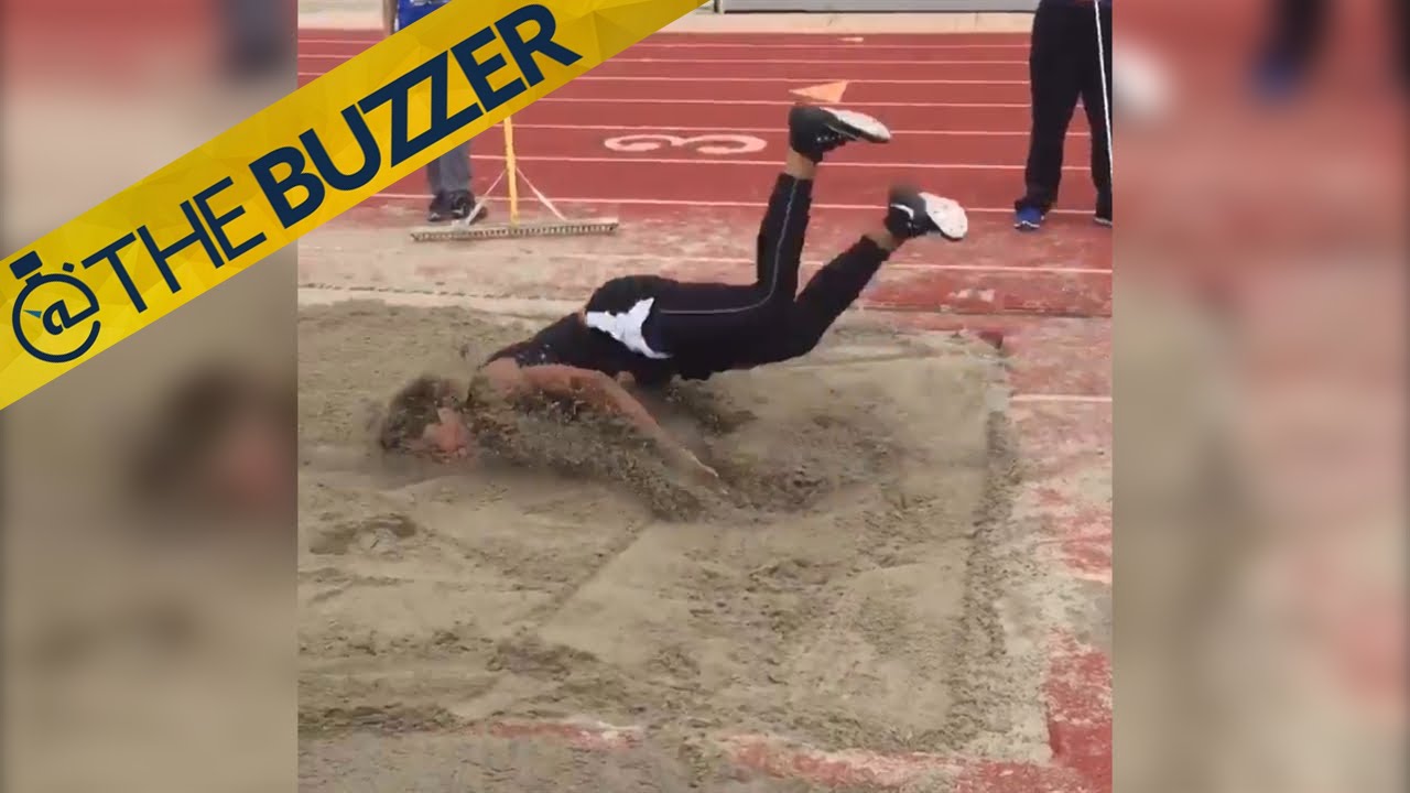 This triple jump fail is a thing of painful beauty - YouTube