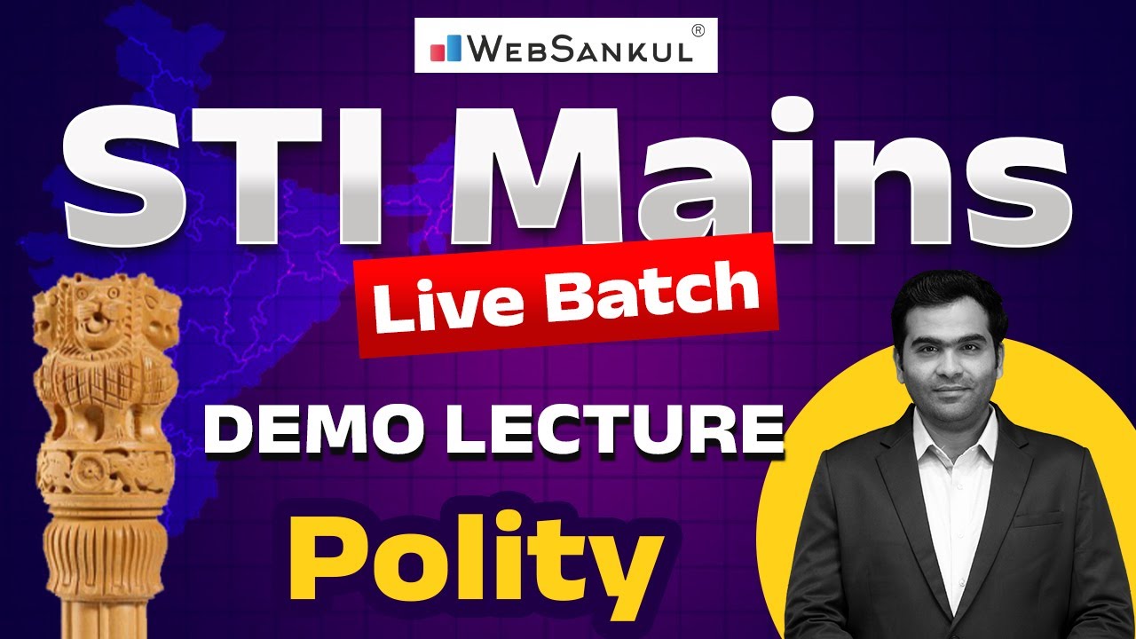 STI Mains Live Batch | Indian Polity | Free Demo Lecture | GPSC STI ...