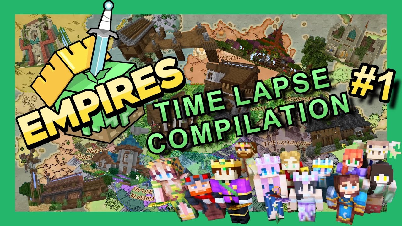 Minecraft Empires SMP Timelapse Compilation #1 - YouTube