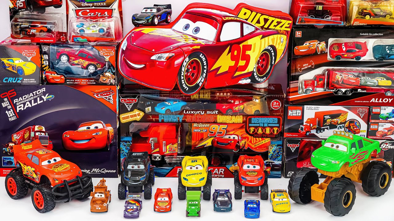 Disney Pixar Cars Unboxing Review | Lightning McQueen RC Car, Tow Mater ...
