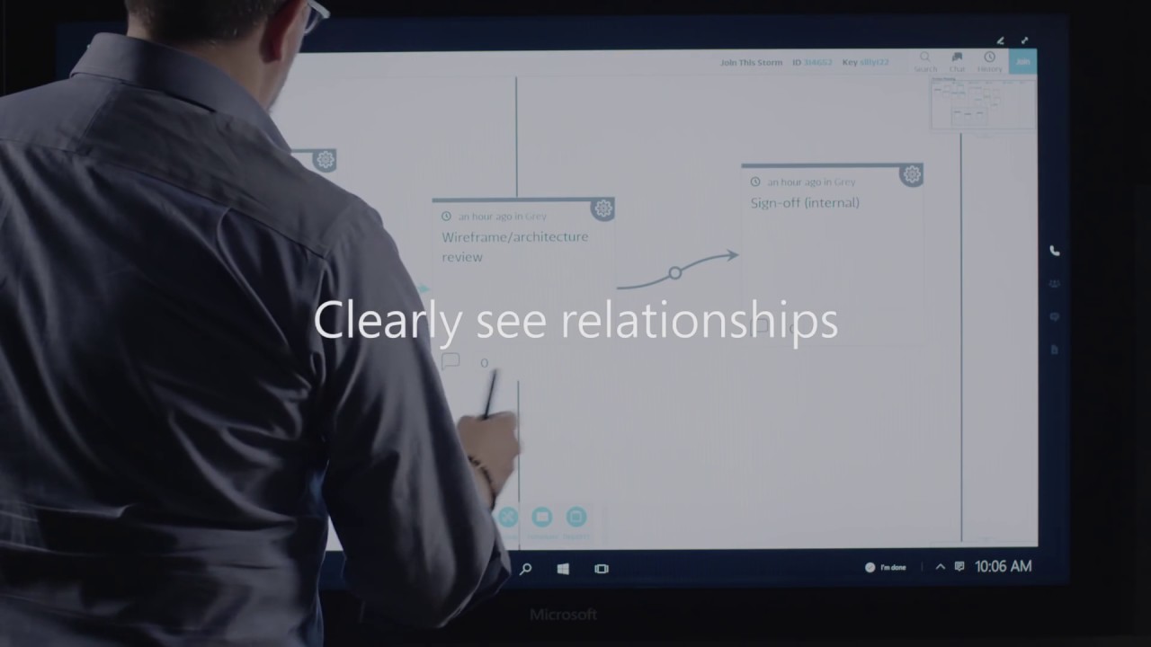 Microsoft Surface Hub Microsoft Surface Hub and Stormboard demo - YouTube