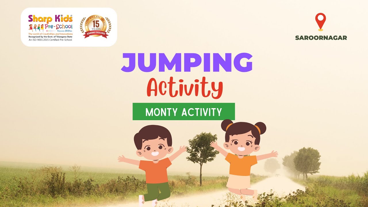 Jumping Activity | Sharp Kids Pre-School Saroorangar | Best Pre-School ...