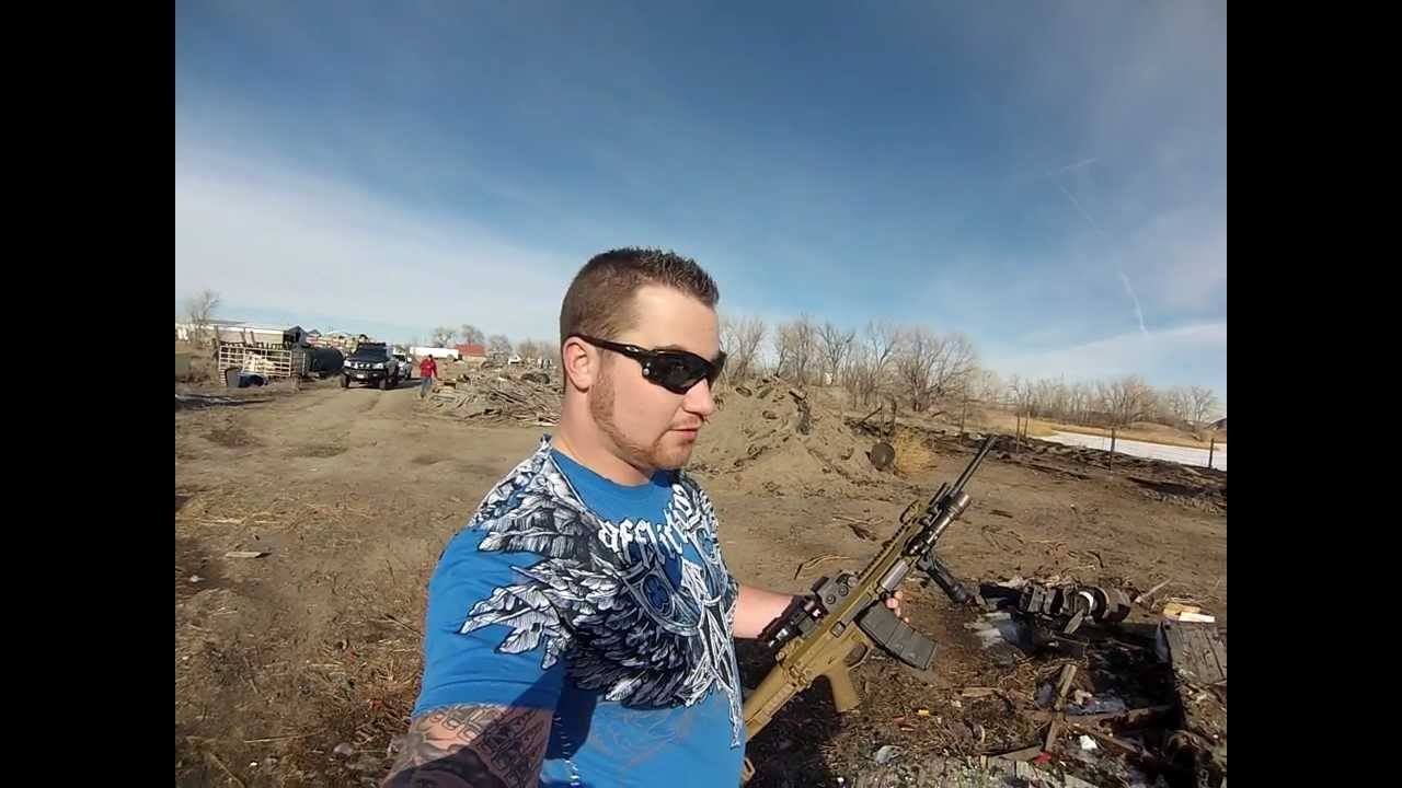 Speed of the Bushmaster ACR with Eotech Zombie Stopper and Sightmark 3x ...