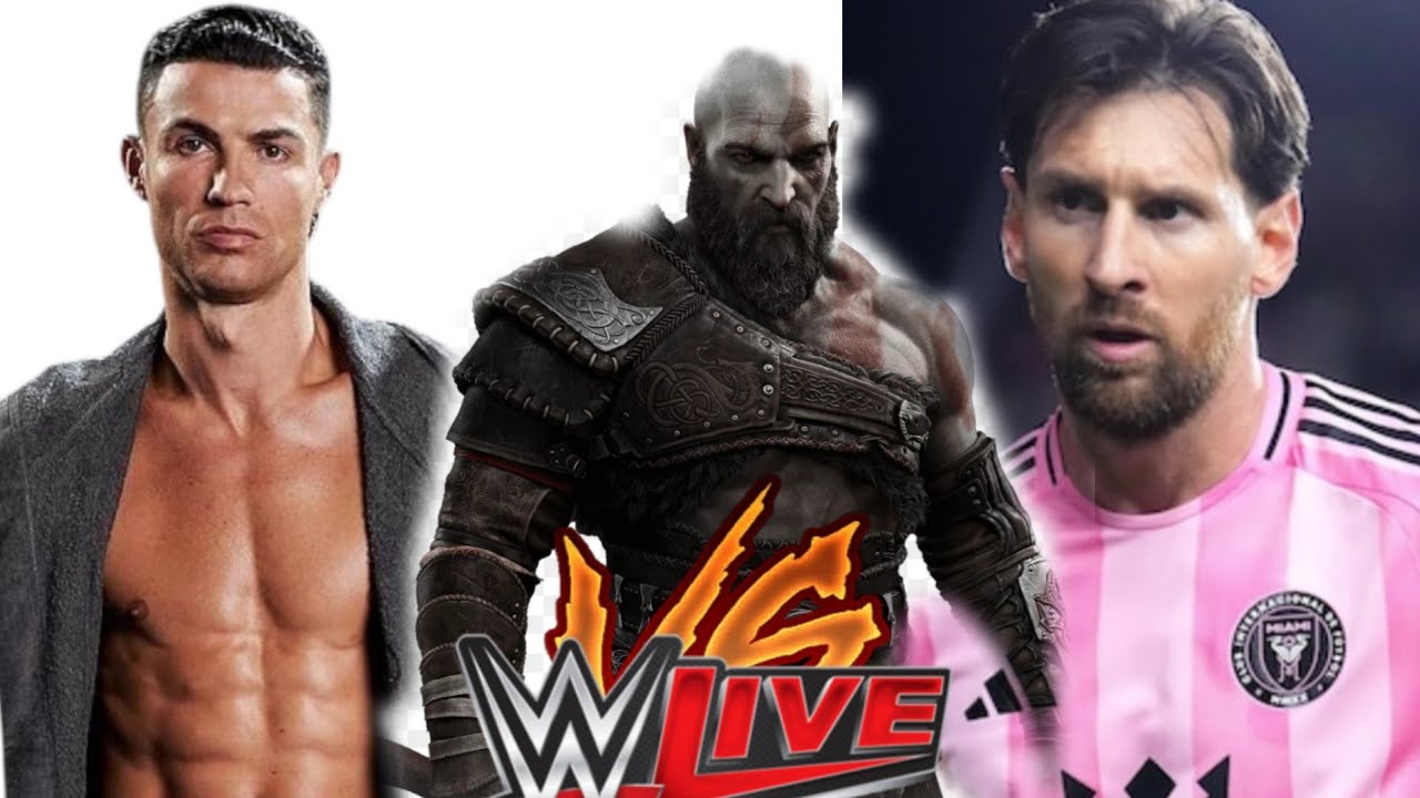 1. “Messi vs Ronaldo in WWE 2K25 🔥 Kratos the Referee! | Epic Battle ...
