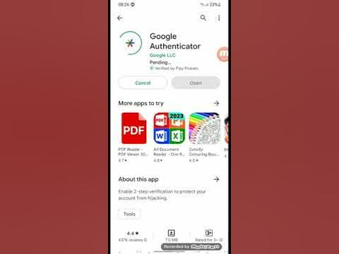 How to Install Google Authenticator in your androaid device - YouTube