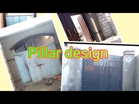 Awesome Sand And Cement | Main Gate Pillar Design || Modern,Economical ...