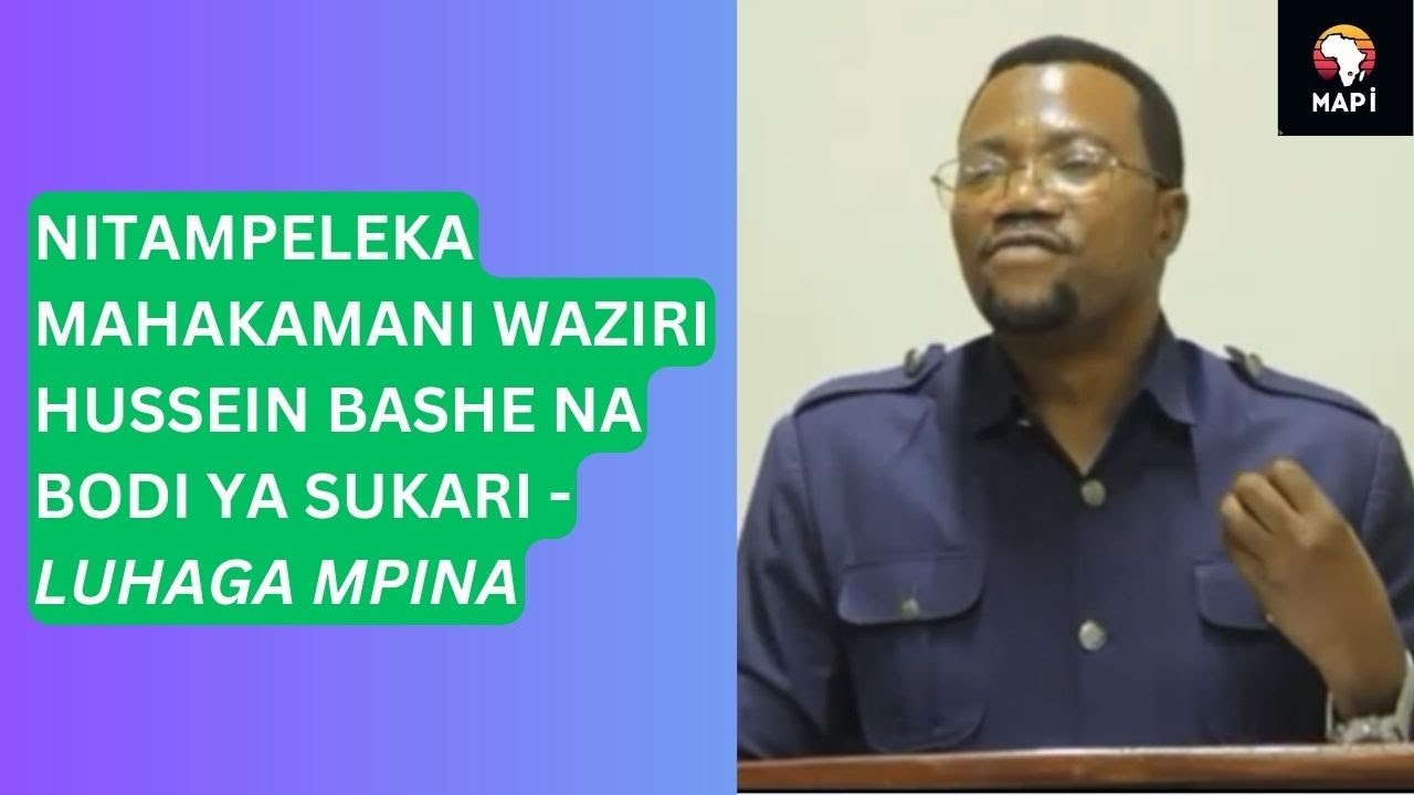MBUNGE WA KISESA LUHAGA MPINA KUMSHTAKI WAZIRI WA KILIMO HUSSEIN BASHE ...