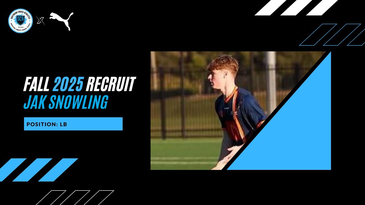 Jak Snowling SCA 2025 Soccer Recruit - YouTube