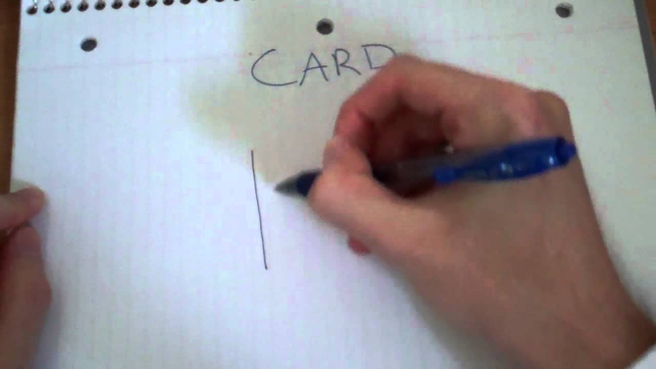 How to Draw a Card - YouTube