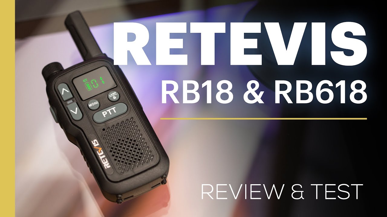 Retevis RB18 & RB618 - Review and Test - YouTube