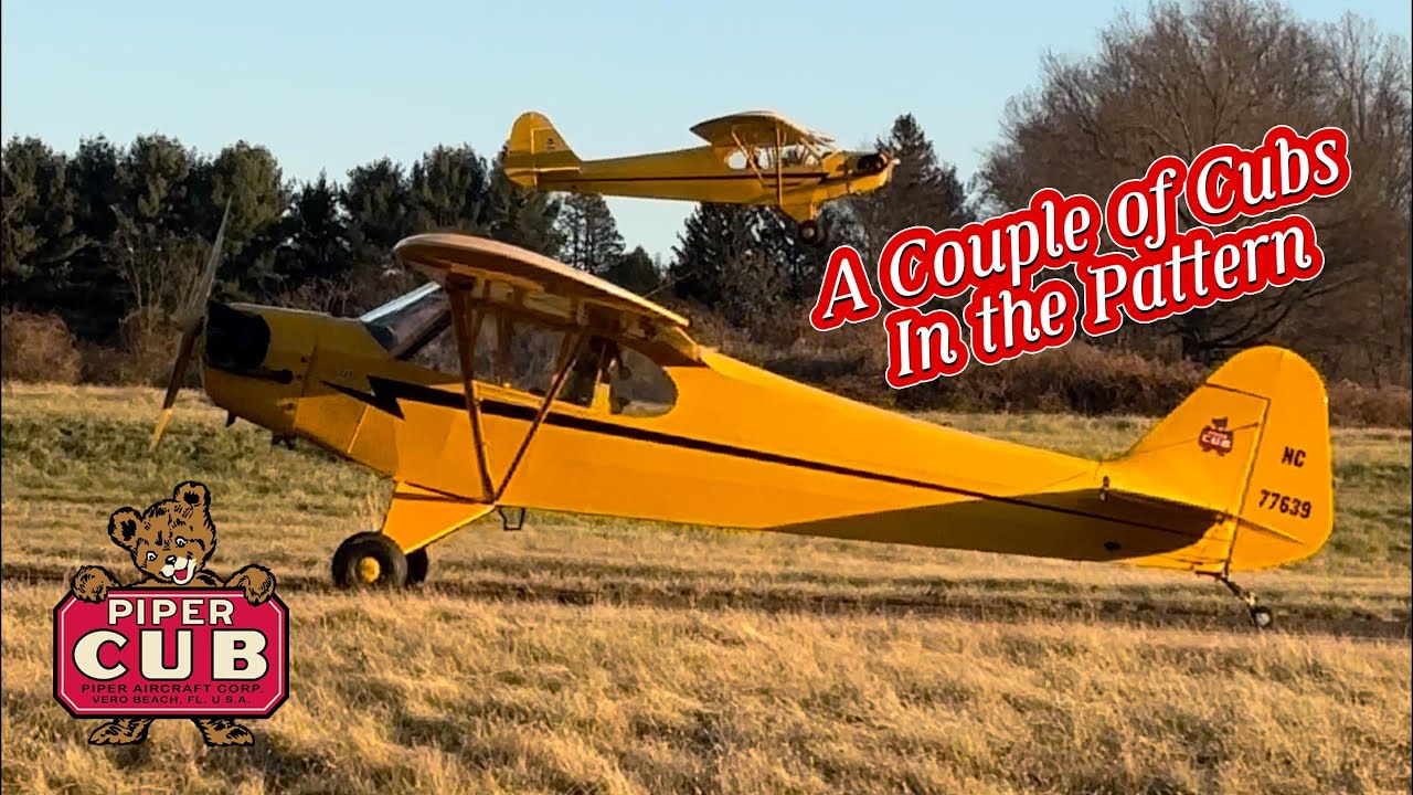 A couple of Cubs in the pattern - YouTube