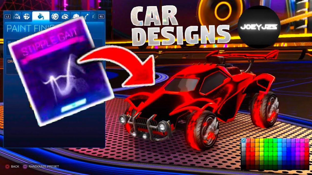 BEST STIPPLE GAIT OCTANE DESIGNS IN ROCKET LEAGUE !!! - YouTube