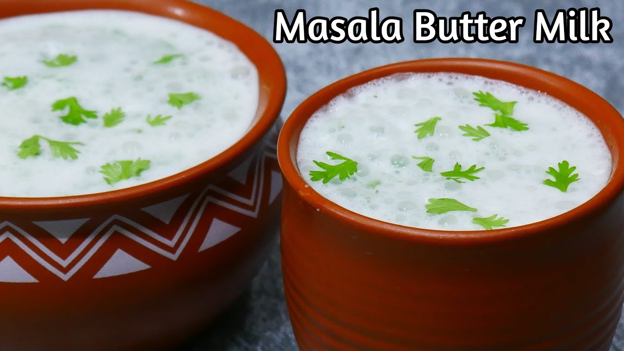 Masala Buttermilk | Summer Drink | Buttermilk Recipe | Masala Majjiga ...