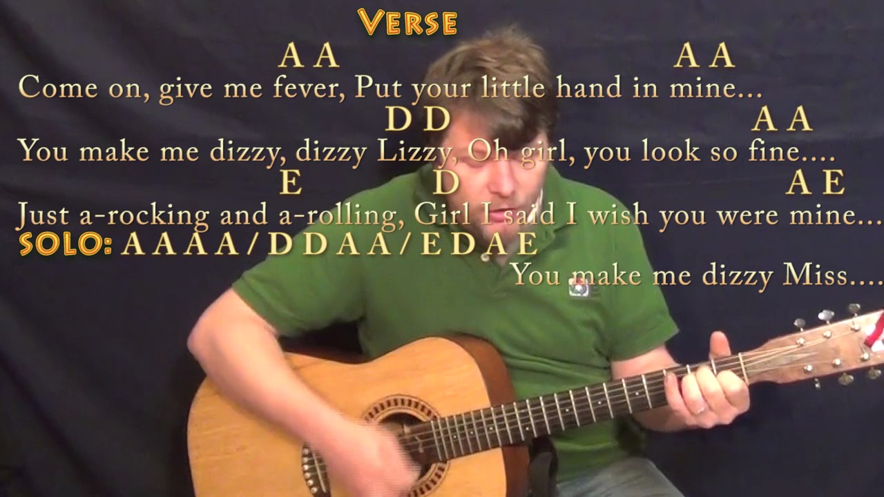Dizzy Miss Lizzy (The Beatles) Guitar Cover Lesson with Chords/Lyrics ...